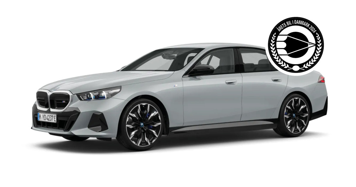 Den helt nye BMW i5 er selvsikker, elektrisk og markant.